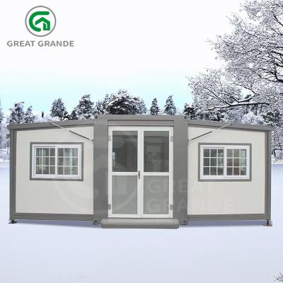 Cina 20ft Expandable Mobile Home Manufacturer Customizable Layouts Galvanized Steel Frame in vendita
