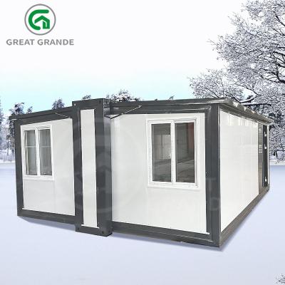 Cina 20ft Expandable Mobile Home Manufacturer Customizable Layouts Galvanized Steel Frame in vendita