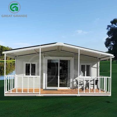 China 20ft Container Expandable Home Fabricante Construção rápida Para acampamento OEM à venda