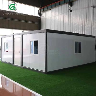 Cina 20ft Expandable Trailer Home Manufacturer Temporary Shelter Water Proof in vendita
