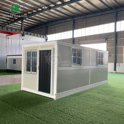 中国 20ft Shipping Container Home Manufacturers Folding Bunk Beds Rock Wool Board Waterproof Design 販売のため