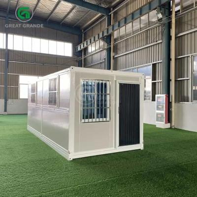 中国 20ft Shipping Container Home Manufacturers Folding Bunk Beds Rock Wool Board Waterproof Design 販売のため