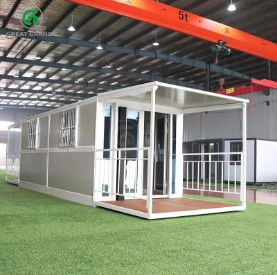 Κίνα 20ft Shipping Container Prefab Home Ζυγισμένο χάλυβα πλαίσιο αδιάβροχο σχεδιασμό Σύγχρονο σχεδιασμό προς πώληση