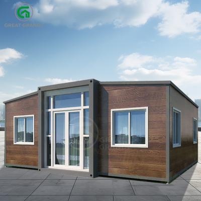 Cina Casa prefabbricata espandibile con tetto laterale T50 Eps Altezza esterna 2,86m Legno o personalizzazione in vendita