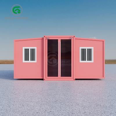 Cina 5600 mm * 6300 mm * 2250 mm Spazio interno 2 camere da letto Case prefabbricate contenitori con bagno in vendita