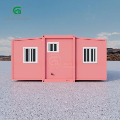 Cina 5600 mm * 6300 mm * 2250 mm Spazio interno 2 camere da letto Case prefabbricate contenitori con bagno in vendita