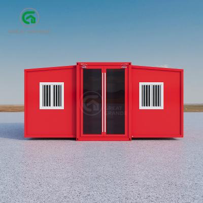 Cina Facile installazione Casa prefabbricata espandibile con pavimento in compensato di bambù e doccia in vendita