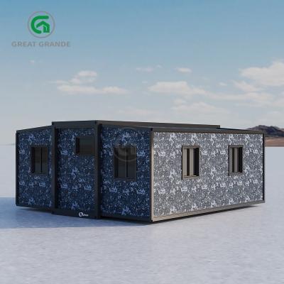 中国 1.0 KN/M2 荷重 カスタマイズされた拡張可能なコンテナハウス 振動鋼フレーム付きの高層アクセスフロア 販売のため