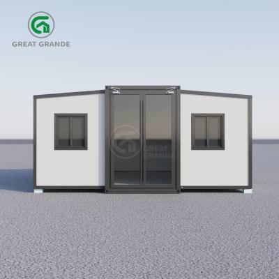 China 20FT Casas de contêineres dobráveis Casa pré-fabricada expansível para fácil transporte à venda