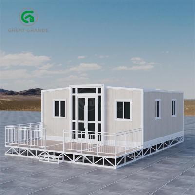 Cina Standard Size 40FT Portable Foldable House with Sandwich Panel Wall in vendita