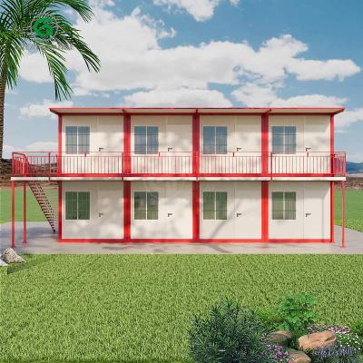 China Gegalvaniseerde stalen vouwcontainer Huis met geassembleerde afmetingen Verwarmingssysteem Airconditioner Te koop