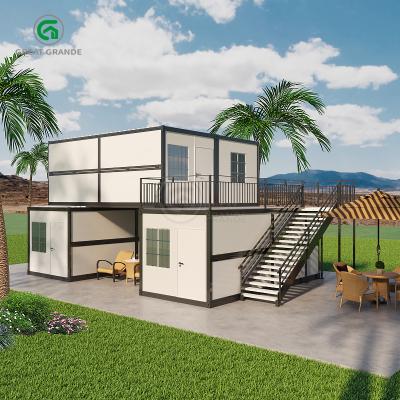 Cina Case di contenitori pieghevoli da 20 piedi Container creativo Casa vacanze Rapido costruzione in vendita