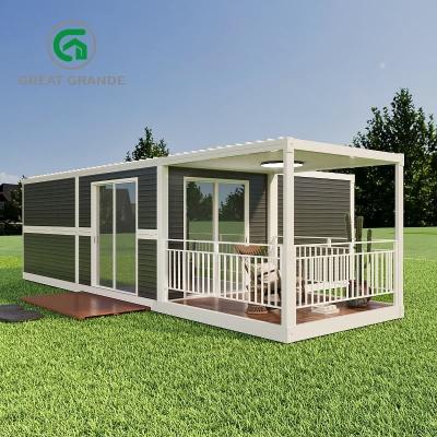 China Estructura plegable Casa de contenedores modular aislamiento vivienda fuera de la red vivienda de emergencia en venta