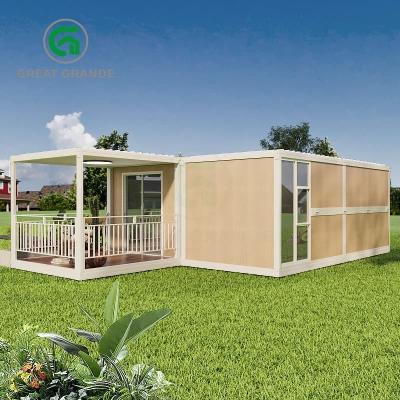 Chine Maison pliable durable construite avec des cadres en acier galvanisé et des matériaux résistants aux intempéries à vendre