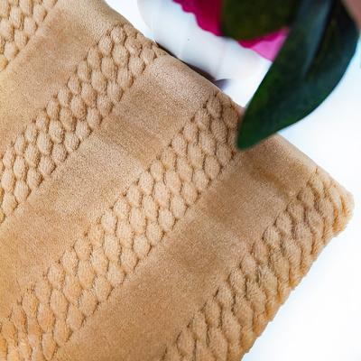 Cina Tessuto alla moda 320 GSM 150D del vello della flanella del jacquard per indumenti da notte in vendita