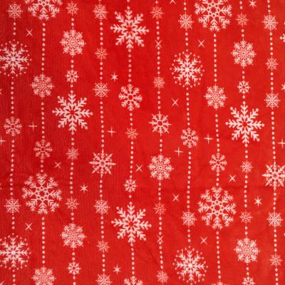Cina Poliestere stampato molle eccellente 100% di Coral Fabric 240GSM della flanella per uso di Natale in vendita