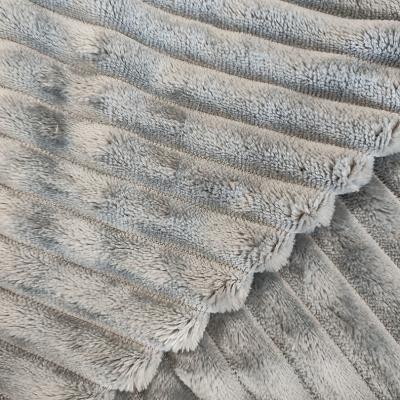 Cina tessuto del vello della flanella del jacquard 150D tricottato in vari colori 270 GSM in vendita