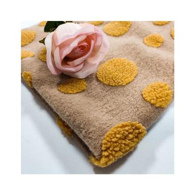 Cina Poliestere 100% del tessuto del jacquard del vello di 1000KG Sherpa comodo in vendita