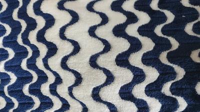 Cina Tessuto cationico 260gsm del vello della flanella del jacquard per l'indumento domestico generale caldo del tessuto in vendita