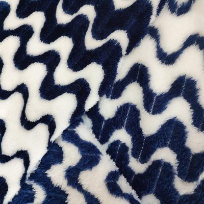 Cina Tessuto cationico 260gsm del vello della flanella del jacquard per l'indumento domestico generale caldo del tessuto in vendita
