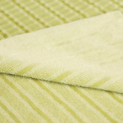 Cina Tessuto tosato cationico 280gsm 150D del vello della flanella per il pigiama Toy Blankets in vendita
