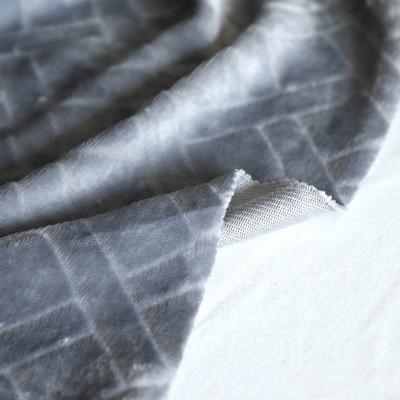 China 58“ 60“ Blauwe Vachtstof 150D voor Algemene Nachtkleding Te koop