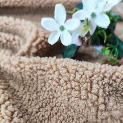 Cina Singolo tessuto laterale Teddy Bear For Handbag di Sherpa del plaid in vendita