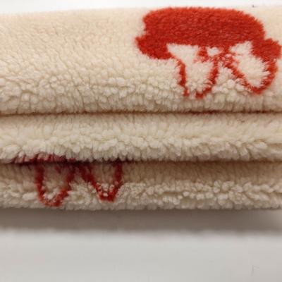 China Jacquard 100% tingido fio da tela de Sherpa do poliéster 650gsm 288F à venda