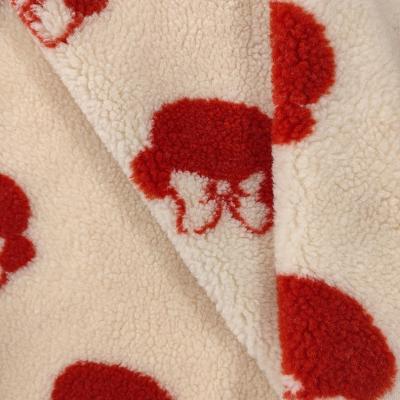 China Jacquard 100% tingido fio da tela de Sherpa do poliéster 650gsm 288F à venda