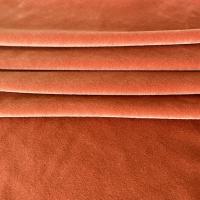 China Spandex Polyester Solid Color Super Soft Fabric Coral Red Double Side for sale