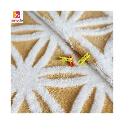 China Zonnebloemjacquard Shu Velveteen Fabric 280gsm voor Huis Textiel Algemene Pillowslip Te koop