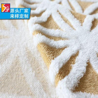 China Zonnebloemjacquard Shu Velveteen Fabric 280gsm voor Huis Textiel Algemene Pillowslip Te koop