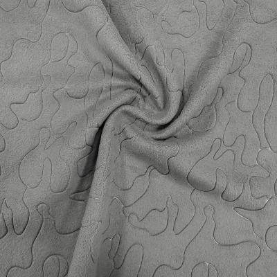 Cina Tessuto impresso modellato 220gsm di Microfleece del poliestere in vendita
