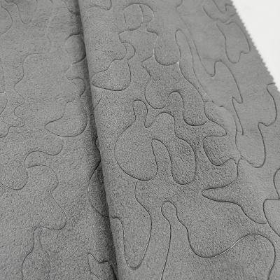 Cina Tessuto impresso modellato 220gsm di Microfleece del poliestere in vendita