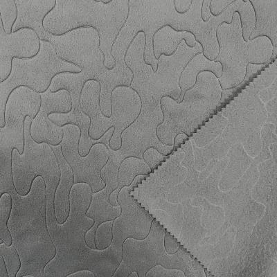 Cina Tessuto impresso modellato 220gsm di Microfleece del poliestere in vendita