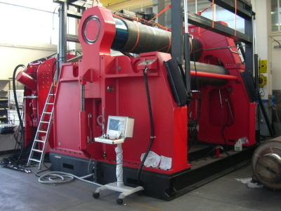China W12-80*3000   Small hydraulic CNC four roller plate bending rolls machine carbon steel bending rolling for sale