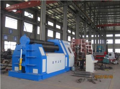 China W12-25*2500   Small hydraulic CNC four roller plate bending rolls machine carbon steel bending rolling for sale