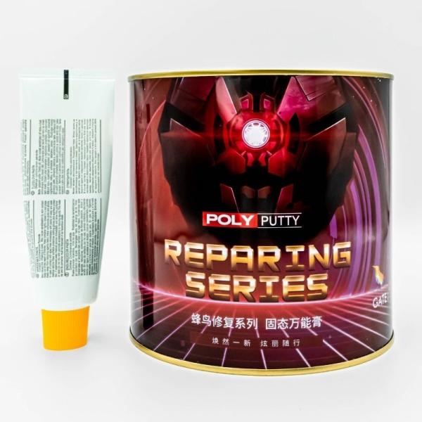 Quality Hummingbird 3kg Cream Green Auto Body Filler Putty Superior Finish for sale