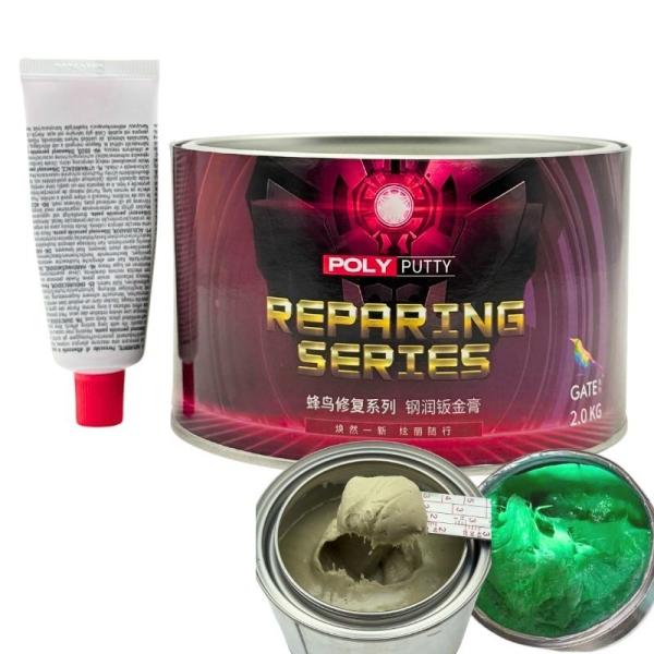 Quality BPO Poly Putty Fiberglass Body Filler Quick Drying For Bumper Repair 1kg for sale