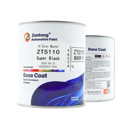 China Automotive Black Paint Reliable High Coverage System 1L Quick Dry Car Body Repair for sale
