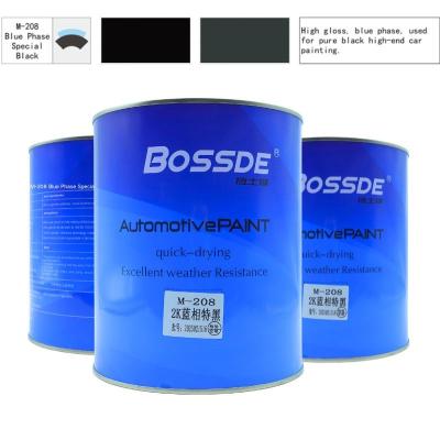 China Bossde 2K Black Paint Durable Strong Coverage System 4L Professional Car Refinish Coating for sale