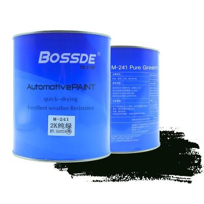 China Bossde Automotive Green Paint Durable Strong Coating 4L Efficient Spray Solution For Auto Body Repair for sale