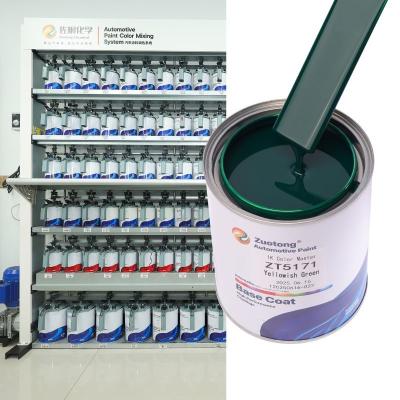 China Car Paint Mixing System Reliable AI Formula Matching 1K Metallic Refinish Paint for sale