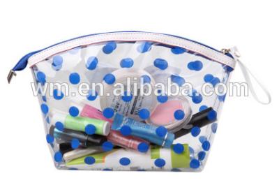 China waterproof clear PVC cosmetic bag of Lady for sale