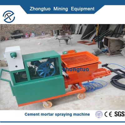 China Automatic wet mortar sprayer|Cement sand mixed wet material pneumatic sprayer for sale
