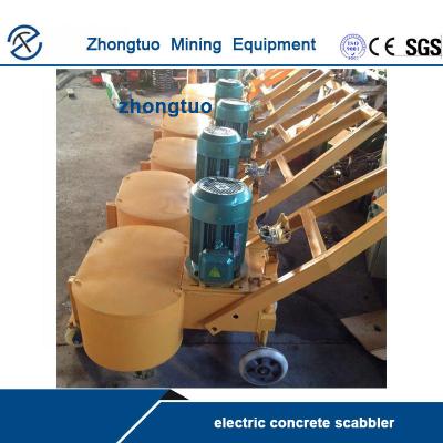 China electric concrete scabbler|Hand propelled electric high frequency chisel for surface of concrete bridge for sale