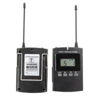 China Two Way Wireless Headset Microphone System , Digital Audio Guide Device for sale