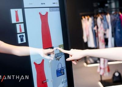China Z1 verklaar Producten Interactieve Touchscreen Vertoning voor het Winkelen Te koop