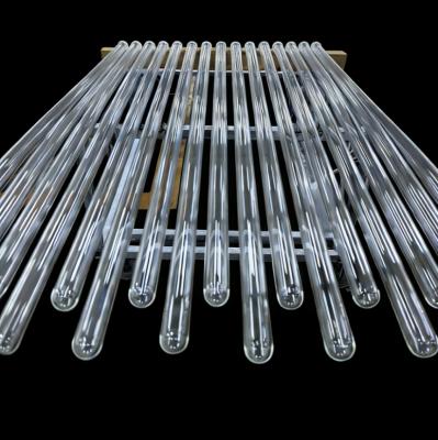 China High Purity 99.99% SiO₂ Quartz Tube Heat Resistance UV 185nm-2500nm Full Spectrum Transmission for sale