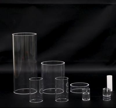 China Customized Clear Quartz Tube Ozone Free High Temperature Corrosion Resistant Bending Welding Processing for sale